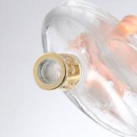 China Rubber Stopper Glass Bottle for Hot Stamping Design 200ml 375ml 500ml Spirits Vodka Gin for sale