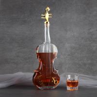 China 500ml 750ml Guitar Shape XO Vodka Glass Bottle for Beverage Industrial at Affordable for sale