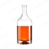 China 100ml 500ml 750ml Super Flint Cork Top Glass Bottles for Whiskey Gin Vodka Rum Liquor for sale