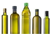 China Glass Collar 100ML 250ML 500ML Clear White Black Olive Oil Bottle with Measurement for sale