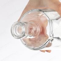 China ODM 500ml 700ml 750ml Round Liquor Glass Bottle With T Sealing Cork for sale