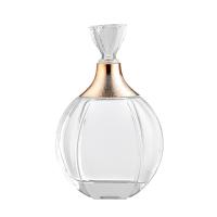 China 750ml Glass Bottle for Wine Drinking in Clear Design for sale