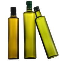 China Square Dark Green Marasca Cooking Olive Oil Glass Bottles 100ml 250ml 500ml 750ml 1L for sale