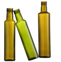 China Square Dark Green Marasca Cooking Olive Oil Glass Bottles 100ml 250ml 500ml 750ml 1L for sale
