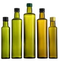 China Acid Etch Clear Glass Bottle for Cooking 50ml 100ml 250ml Cylindrical Surface Handling for sale