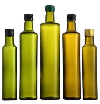 China Acid Etch Clear Glass Bottle for Cooking 50ml 100ml 250ml Cylindrical Surface Handling for sale