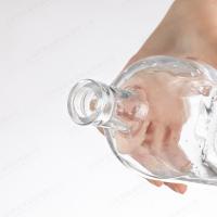 China 100ML 250ML 375ML 500ML Round Glass Bottle With Cork Healthy Lead Free Glass for sale