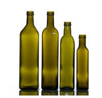 China 100ml 250ml 500ml 750ml 1L Square Marasca Glass Bottle for Cooking Oil Customized Bottle Color for sale