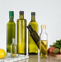 China 100ml 250ml 500ml 750ml 1L Square Marasca Glass Bottle for Cooking Oil Customized Bottle Color for sale