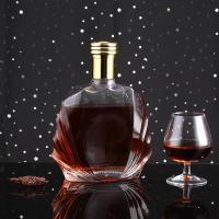 China Customized Color Glass Bottles for Beverage Industrial Whisky Gin Brandy 500ml 750ml for sale