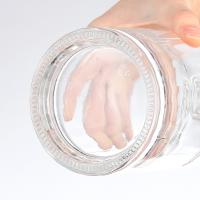 China 500ml Liquor Glass Bottle Unique Design Glass Body Material Rubber Stopper Sealing Type for sale