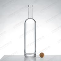 China Hot Stamping Clear 750ml Bordeaux Glass Bottle for Cabernet Sauvignon Wine Packaging for sale