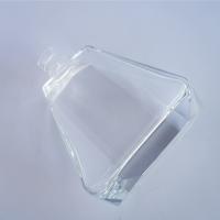 China Transparent Custom Size Accepted 500ml 700ml 750ml Liquor Glass Bottle With Cork Lid for sale