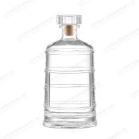 China Rubber Stopper Sealing Type Glass Bottle for Rum Gin Tequila Whisky 500ml 700ml 750ml for sale