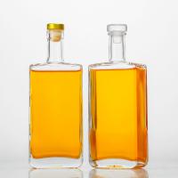China Glass Bottle for Whisky Vodka Wine Clear Empty Glass Wine Bottles 375ml 500ml 750ml for sale