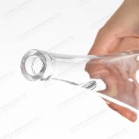 China 375 Ml 500ml 750ml Wine Liquor Vodka Glass Bottles With Rubber Stopper Sealing Type for sale