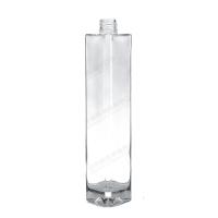 China Rubber Stopper Sealed Triangular Prism 50ml 100ml 500ml Brandy Whiskey Glass Bottles for sale