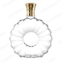 China Acceptable Customer's Logo Wine Glass Bottle with Cork 750ml for sale