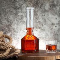 China Rubber Stopper Sealing Type Glass Bottle 750 ml for Brandy Shape Wine for sale