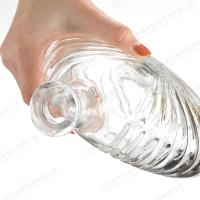 China Alcoholic Beverages Glass Bottles Customized 500ml 750ml Size with Cork Shaped Design for sale