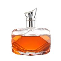 China Customized Logo Glass Perfume Bottle in 250ml 500ml 750ml 1L for Whiskey Brandy Vodka for sale