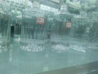 China Clear Hot Stamping Glass Bottle for Whiskey Wine Juice 500ml 750ml Alcoholic Beverage for sale