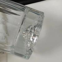 China Clear Hot Stamping Glass Bottle for Whiskey Wine Juice 500ml 750ml Alcoholic Beverage for sale
