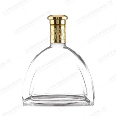 China Body Material Glass Liquor Bottle with Acceptable Customer's Logo on Recycled Glass Bottle for sale
