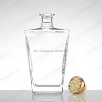 China Hot Stamping Surface Handling Customized 500ml 750ml 700ml Glass Bottles for Beverage for sale
