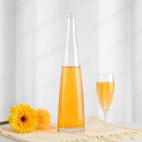 China 750ml Clear Glass Bottle for Brandy Whisky Wine OEM/ODM Acceptable Body Material Glass for sale