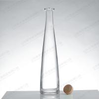 China 750ml Clear Glass Bottle for Brandy Whisky Wine OEM/ODM Acceptable Body Material Glass for sale