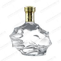 China Accptable Clear 700ml 500ml Absolute XO Vodka Whiskey Tequila Gin Glass Bottles With Cap for sale