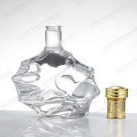 China Accptable Clear 700ml 500ml Absolute XO Vodka Whiskey Tequila Gin Glass Bottles With Cap for sale