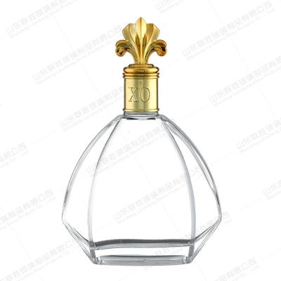 China Glass Wine Bottle for Bar Party Brandy Vodka Tequila Decanter Unique and Eye-Catching for sale