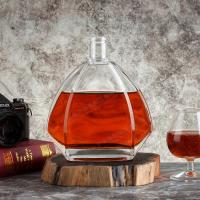 China Glass Wine Bottle for Bar Party Brandy Vodka Tequila Decanter Unique and Eye-Catching for sale