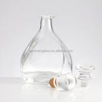 China OEM/ODM Accepted Clear Glass Bottle 500ml 750ml Custom Size for Gin Whisky for sale