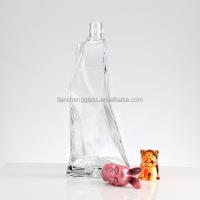 China Glass Bottle for Gin Vodka Whisky Tequila Liquor with Stopper Customized Bottle Color for sale