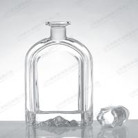 China Glass Wine Bottle with Hot Stamping Surface Handling and Customized Color for sale