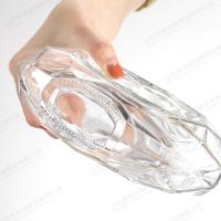 China Vodka Bottle Carrier for Christmas Decor Matte White Sparkling Wine Bottle Holder for sale