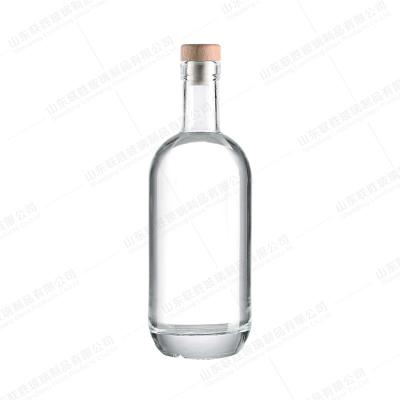 China 100ml 250ml 500ml 700ml 750ml Clear Glass Wine Bottle for Beverage Customer Needs for sale