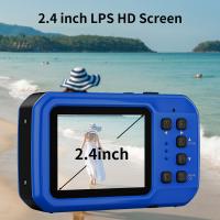 China Retro Vintage  4K 64MP HD Waterproof Camera With IP68 5M Waterproof Auto Focus 16X Digital Zoom Underwater Camera for Snorkeling for sale