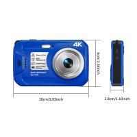 China Retro Vintage HD 4K 64MP Waterproof Camera IP68 5M Waterproof Auto Focus 16X Digital Zoom Underwater Camera for Snorkeling for sale