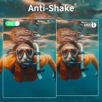 China 4K Underwater Camera 56MP UHD Video 16X Digital Zoom Anti Shake Auto Focus 2.7 Inch HD Screen for Snorkeling Diving and Swimming for sale