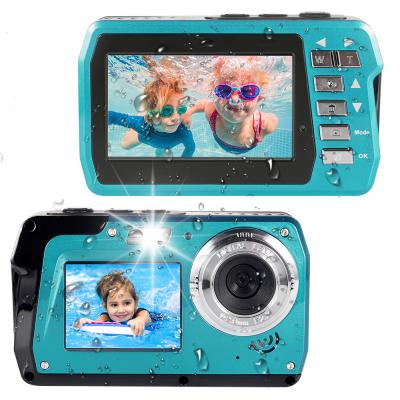 China Waterproof Camera 56MP Underwater Cameras UHD 4K/30FPS Video Recorder Dual Screens 10FT Digital Swimming Camera for Snorkeling for sale