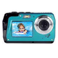 China Waterproof Camera 56MP Underwater Cameras UHD 4K/30FPS Video Recorder Dual Screens 10FT Digital Swimming Camera for Snorkeling for sale