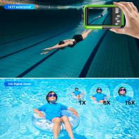 China 1080P HD 2.7 Inch TFT Screen 10FT 3M CMOS  Underwater Digital Camera with 16X Digital Zoom Waterproof Vlogging  Camera for Kids for sale