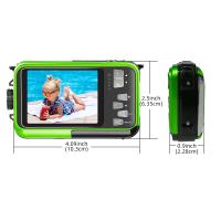 China 1080P HD 2.7 Inch TFT Screen 10FT 3M CMOS  Underwater Digital Camera with 16X Digital Zoom Waterproof Vlogging  Camera for Kids for sale