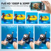 China Retro 2.7 Inch TFT 16X Digital Zoom Waterproof HD Imaging 10FT Underwater Snorkeling Swimming Vlogging Camera CMOS Sensor for sale