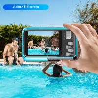 China Retro 2.7 Inch TFT 16X Digital Zoom Waterproof HD Imaging 10FT Underwater Snorkeling Swimming Vlogging Camera CMOS Sensor for sale