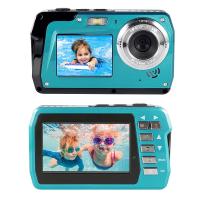 China Retro Vintage  Waterproof Digital Camera 4k 56MP Anti-Shake Dual Screen Video Recorder Underwater 10FT Camera for Snorkeling for sale